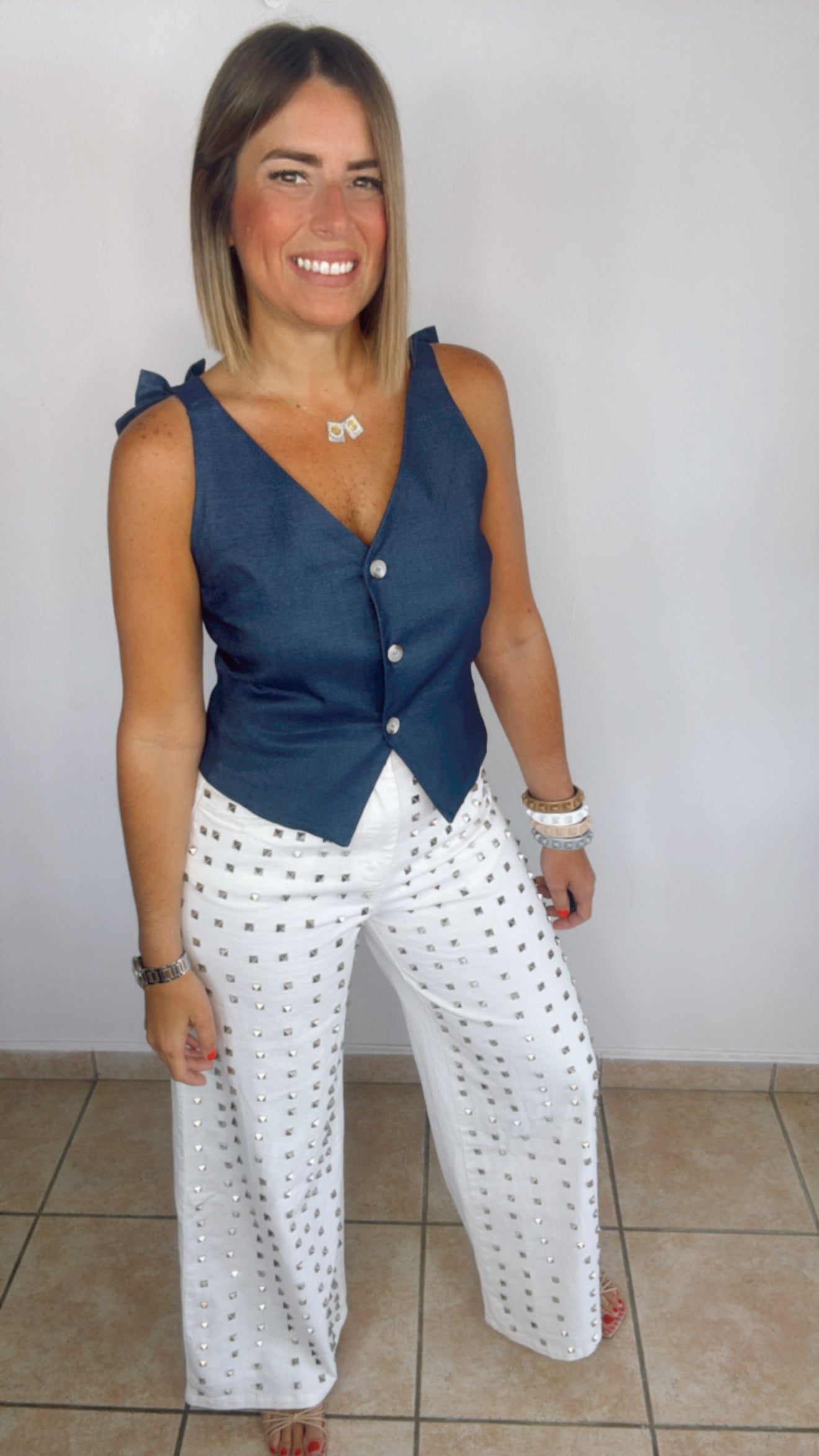 Matilda Denim Vest – Son Soles